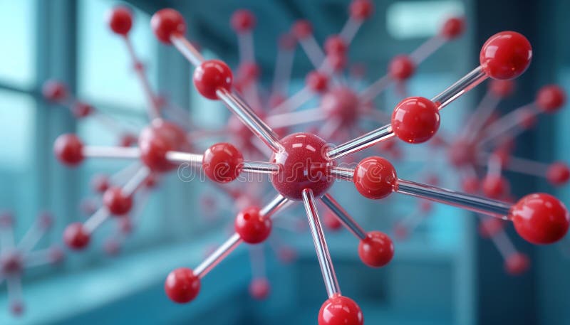 Holographic Visualization of Inorganic Molecular Bonding in Futuristic ...