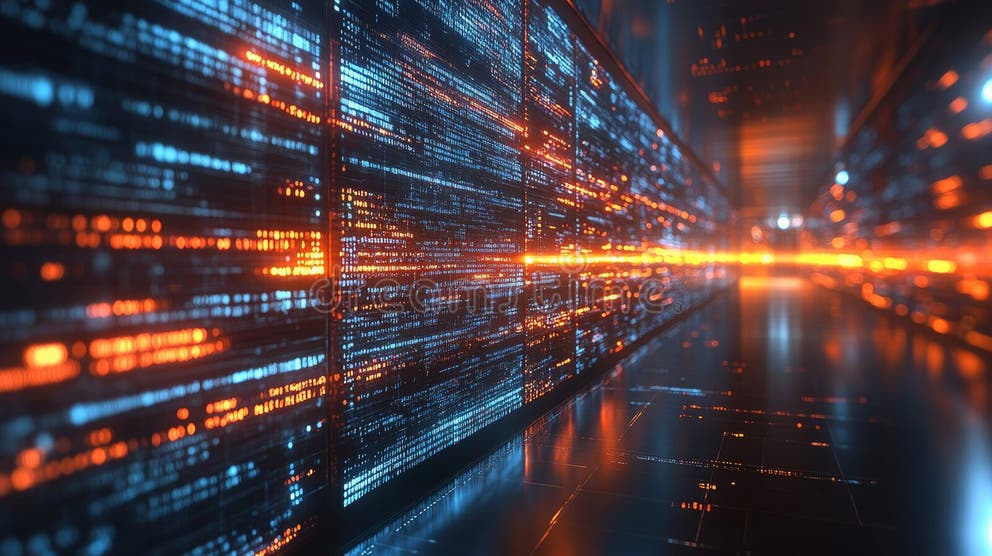 Holographic Visualizations of Secure Data Pathways Illuminated by ...