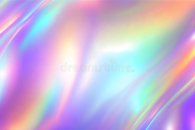 Holographic Wallpaper Background. Hologram Texture Stock Illustration ...