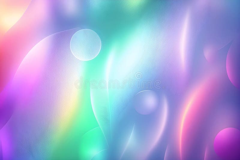 Holographic Wallpaper Background. Hologram Texture Stock Illustration ...