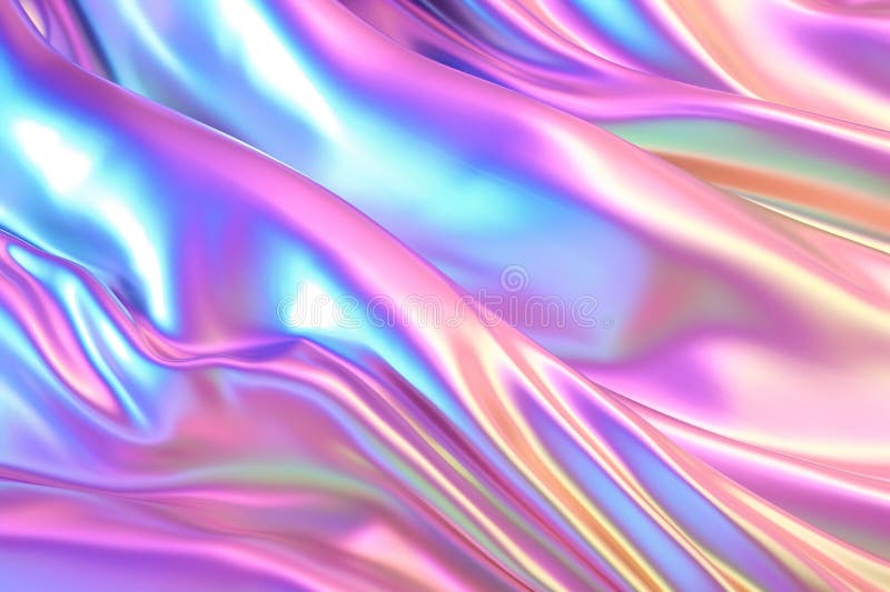 Holographic Wallpaper Background. Hologram Texture Stock Image - Image ...