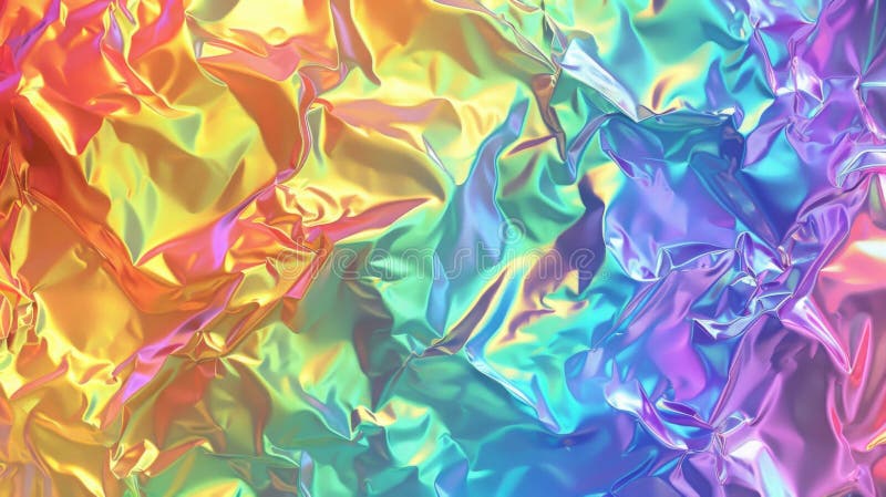 Holographic Waves in Sparkling Texture. Stock Photo - Image of prism ...