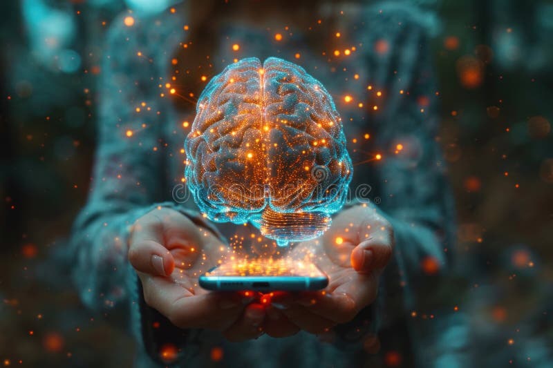 The Holographic World of the Mind: Projection of the Human Brain Over a ...