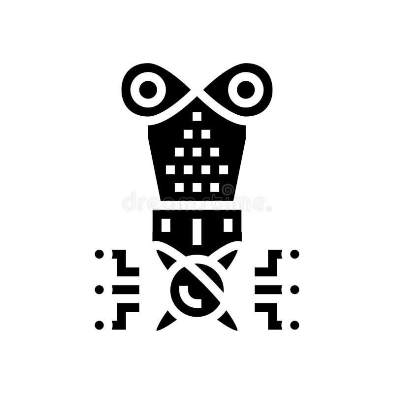 Holography Quantum Technology Glyph Icon Vector Illustration Stock ...