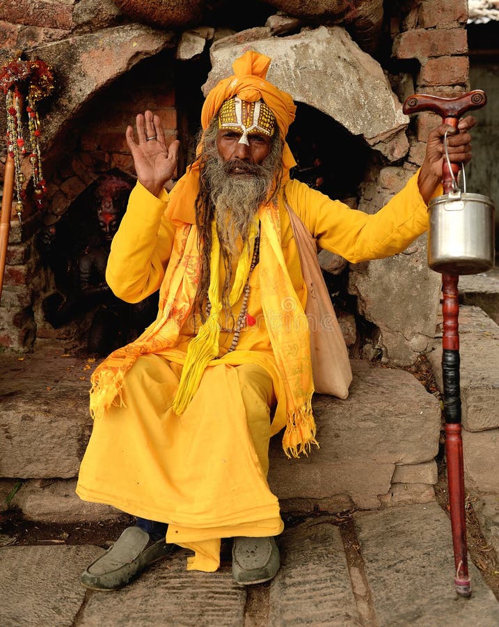 Holy Babas editorial stock image. Image of buddha, buddhist - 116238869