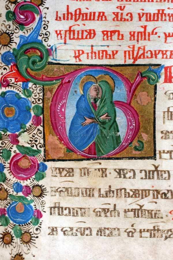 Holy Bible Book stock image. Image of stained, caligraphy - 108625877