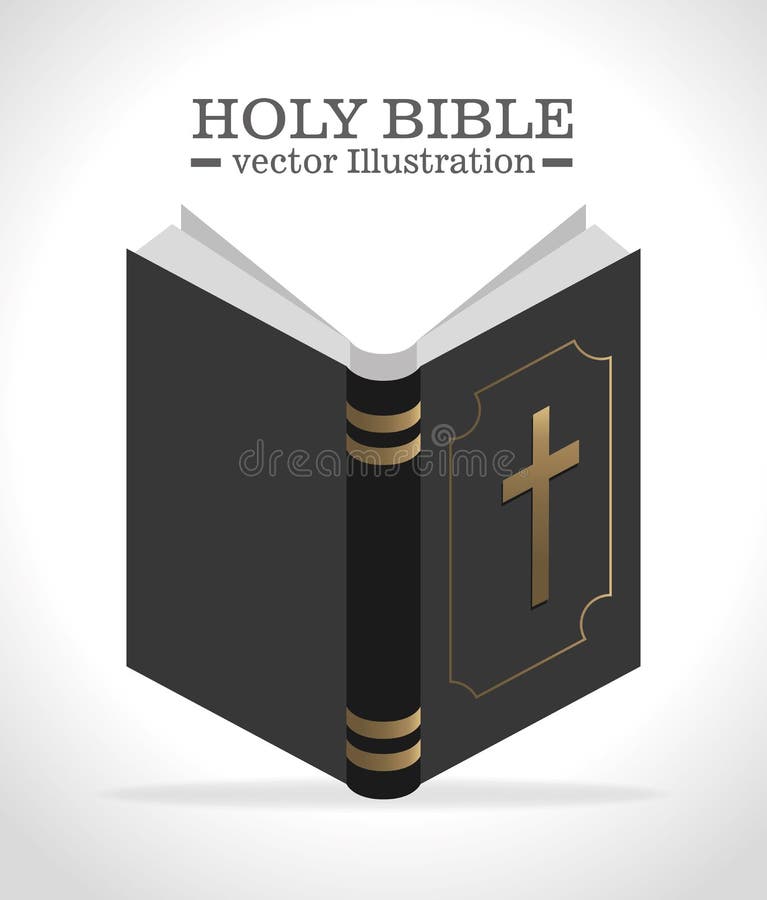 Holy bible book stock illustration. Illustration of christianity - 66037271
