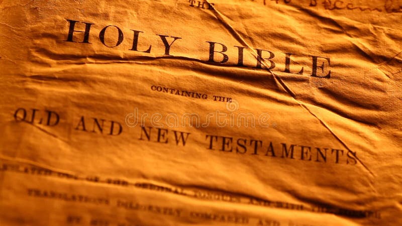 The Holy Bible, Font for the Sacrament , Orthodox Item. Stock Video ...