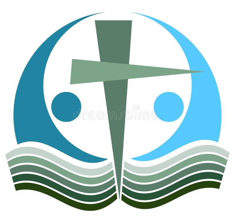 Holy bible cross logo stock vector. Illustration of background - 108934514