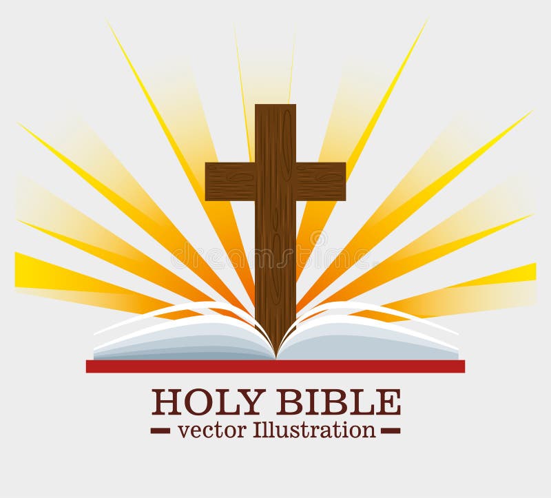 Holy bible design stock illustration. Illustration of bible - 67665356