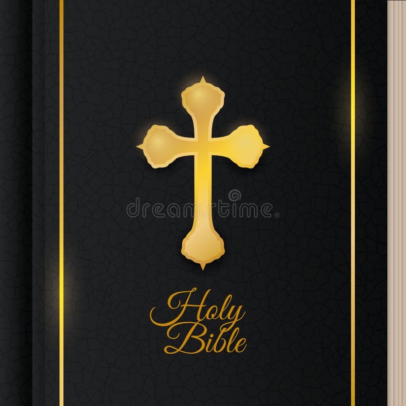 Holy bible design. stock vector. Illustration of paper - 59326120