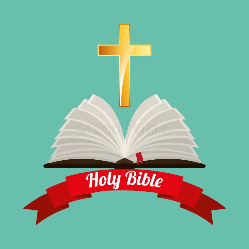Holy bible design stock vector. Illustration of background - 63134871