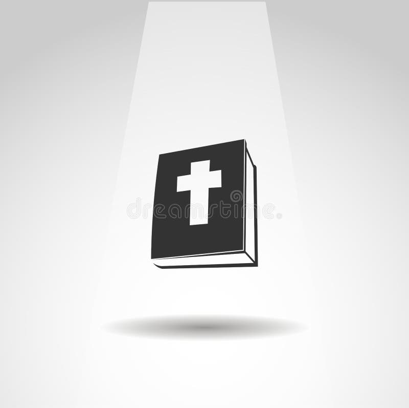 Holy Bible Icon. Bible Book Icon, Simple Bible Icon Stock Illustration ...