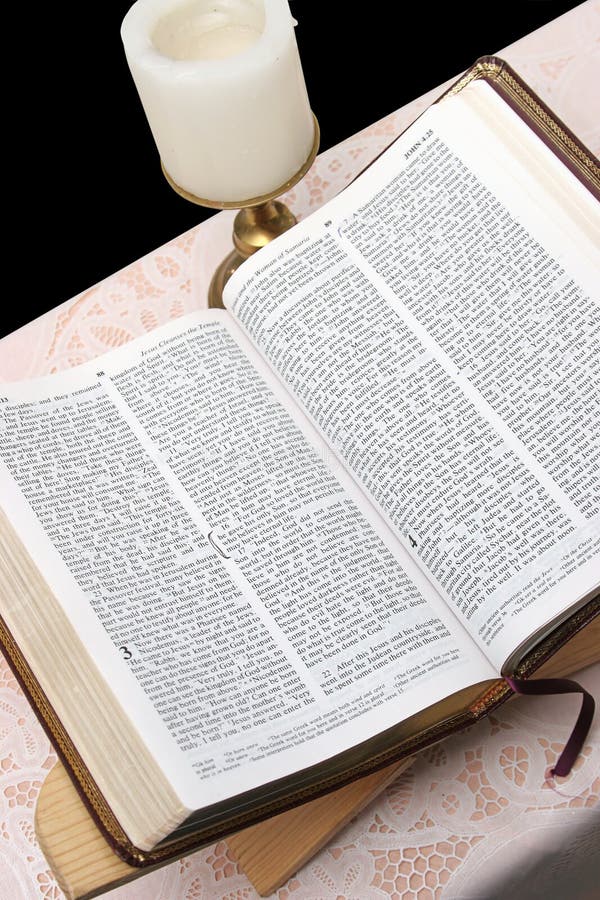 Holy Bible Open 1 stock photo. Image of love, faithful - 229202