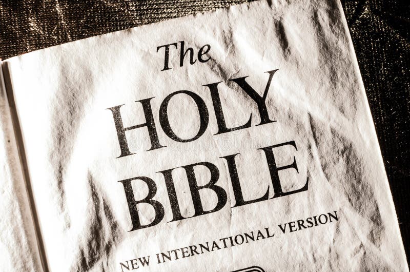 Bible Wall Inscription stock photo. Image of religion - 22004398