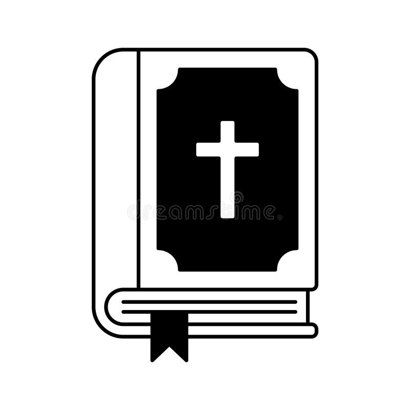 Holy Bible, Holy Book Blue Outline Simple Icon Stock Vector ...