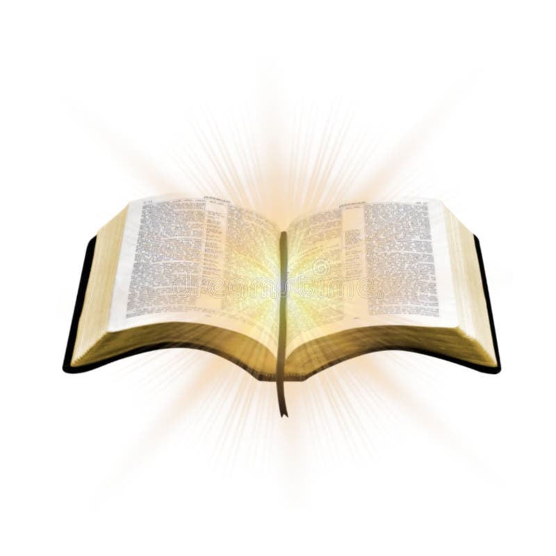 The Holy Book of Christian Bible Personal Relationship with God Stock ...