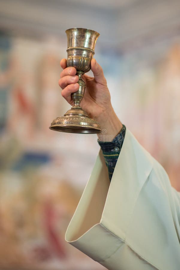 The rite of the Eucharist stock photo. Image of goblet - 106974378