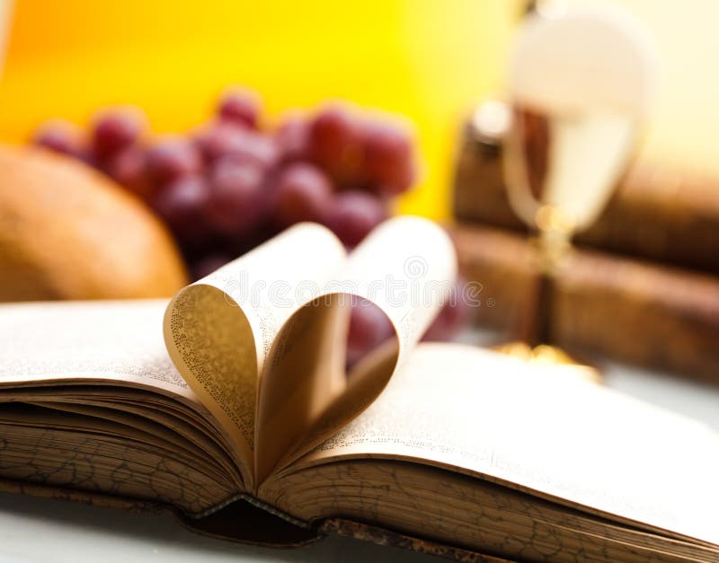 Holy Communion, Bright Background, Saturated Concept Stock Photo ...