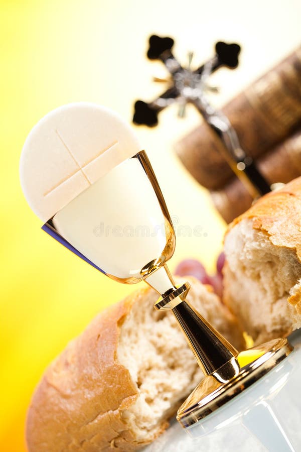 Holy Communion Bright Background Saturated Concept Stock Images ...