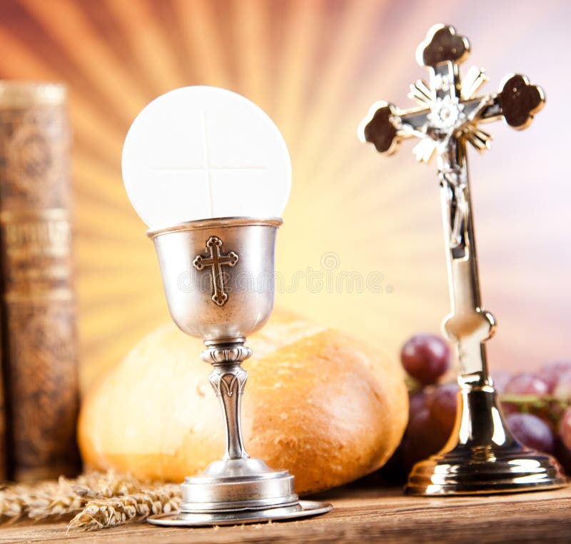 160 Holy Communion Bright Background Saturated Concept Stock Photos ...
