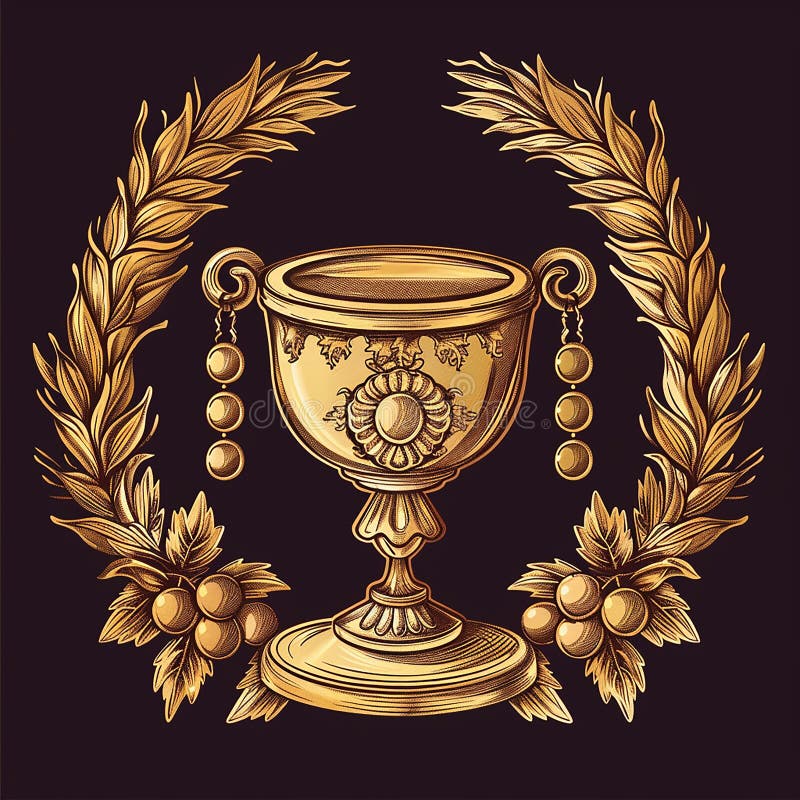 Holy Communion Composition Square Illustration Stock Illustration ...