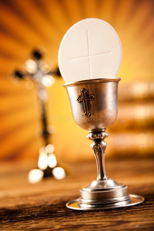 160 First Communion Bright Background Saturated Concept Stock Photos ...