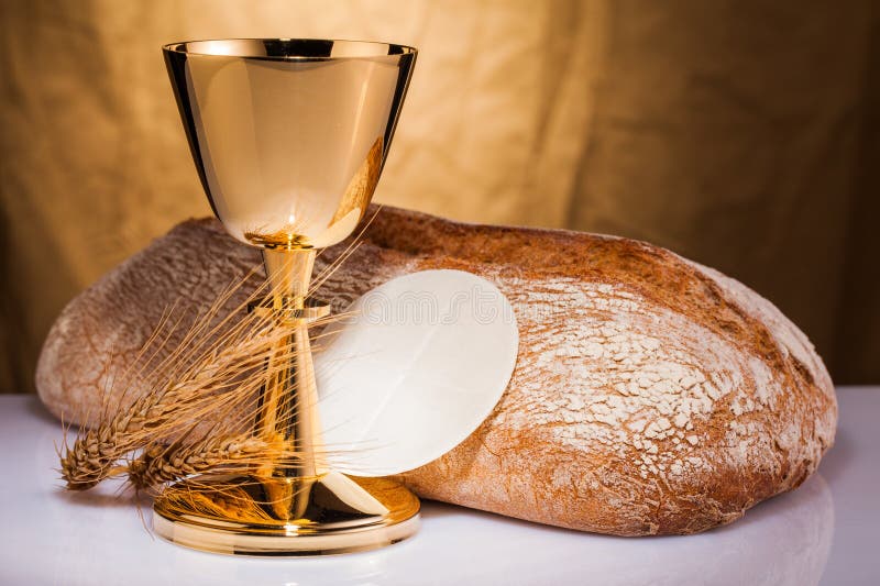 Holy communion stock image. Image of preach, eucharist - 274882979