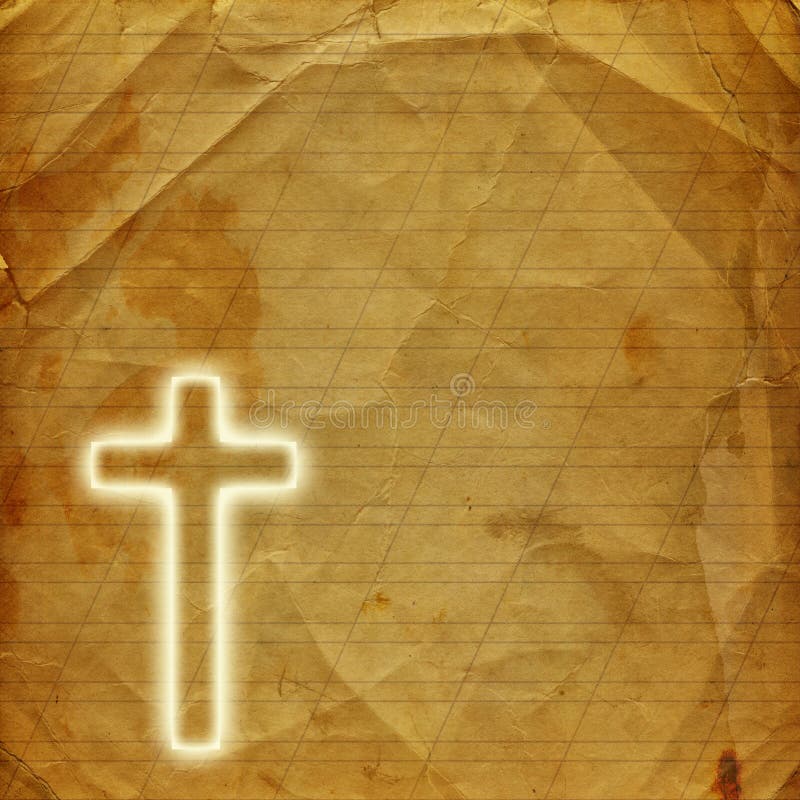 Christian Cross Old Paper Parchment Stock Illustrations – 161 Christian ...