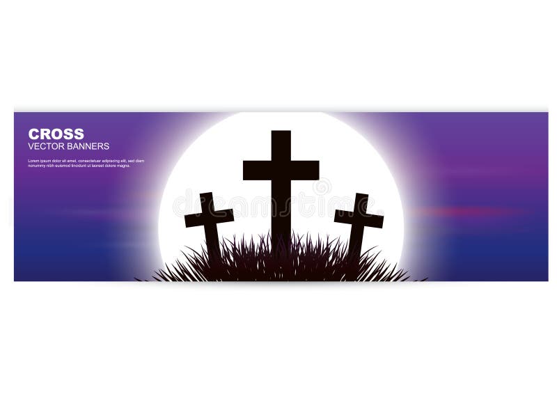 Holy Cross Banner. Vector Illustration Decorative Background Design ...