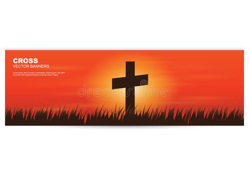 Holy Cross Banner. Vector Illustration Decorative Background Design ...