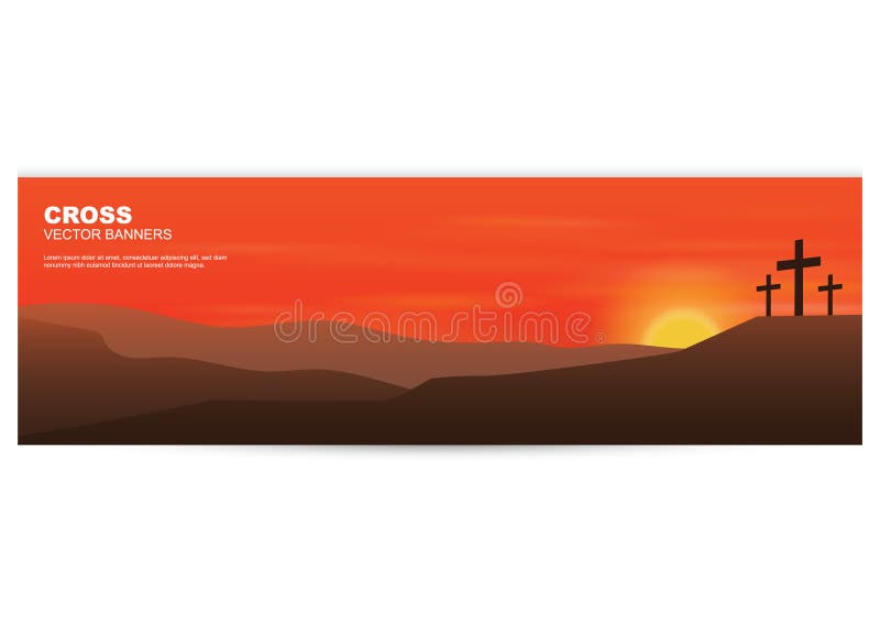 Holy Cross Banner. Vector Illustration Decorative Background Design ...