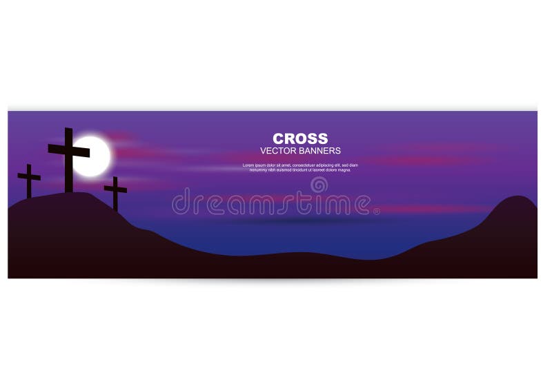Holy Cross Banner. Vector Illustration Decorative Background Design ...