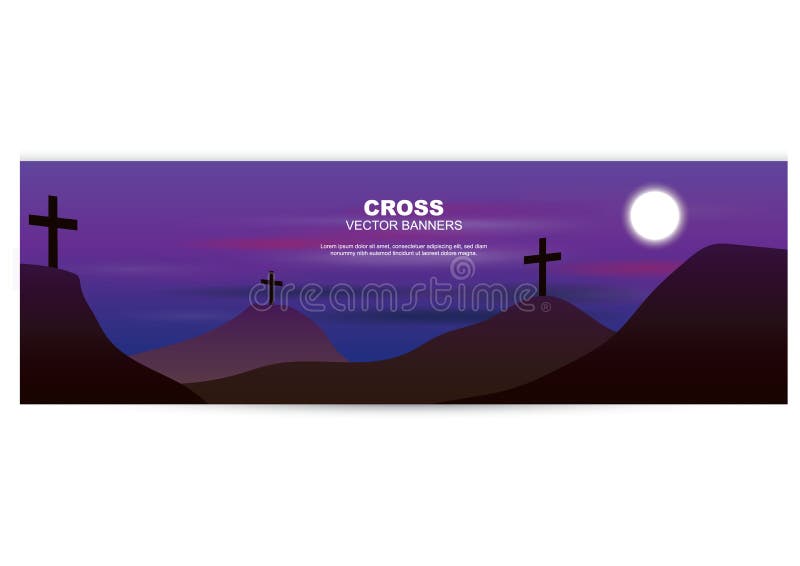 Holy Cross Banner. Vector Illustration Decorative Background Design ...