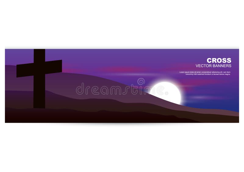 Holy Cross Banner. Vector Illustration Decorative Background Design ...
