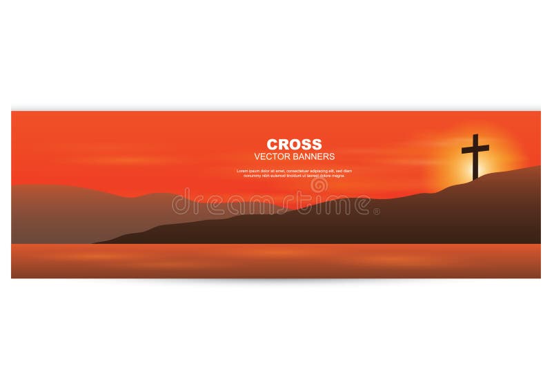 Holy Cross Banner. Vector Illustration Decorative Background Design ...