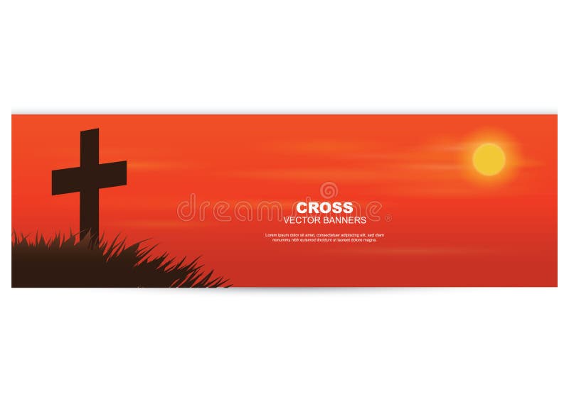 Holy Cross Banner. Vector Illustration Decorative Background Design ...