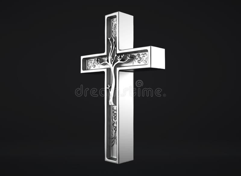 Holy Cross Isolated. 3D Rendering Stock Illustration - Illustration of ...