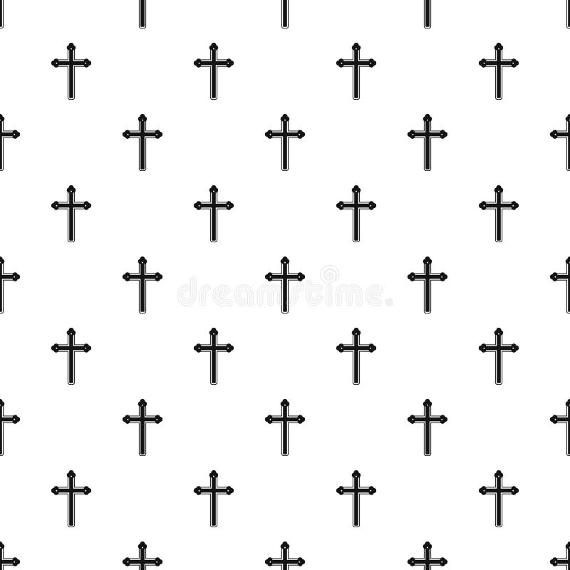 Holy cross pattern vector stock vector. Illustration of christian ...