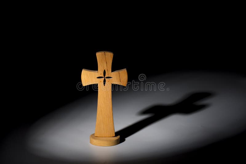 Cross shadow stock photo. Image of lane, diminishing - 26765944