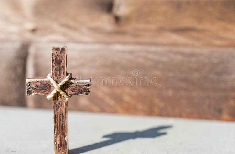 Holy Cross in a Sunny Day and Beautiful Shadow Stock Photo - Image of ...