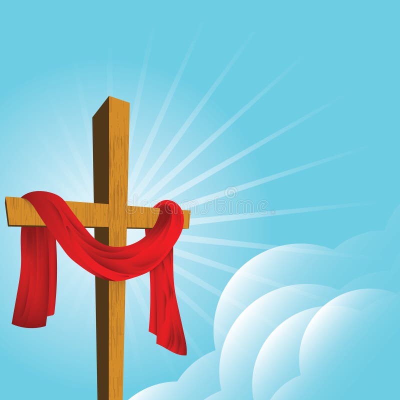 Holy Cross. Vector Illustration Decorative Background Design Stock ...