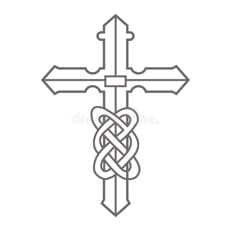 Holy Cross. Vector Illustration Decorative Background Design Stock ...