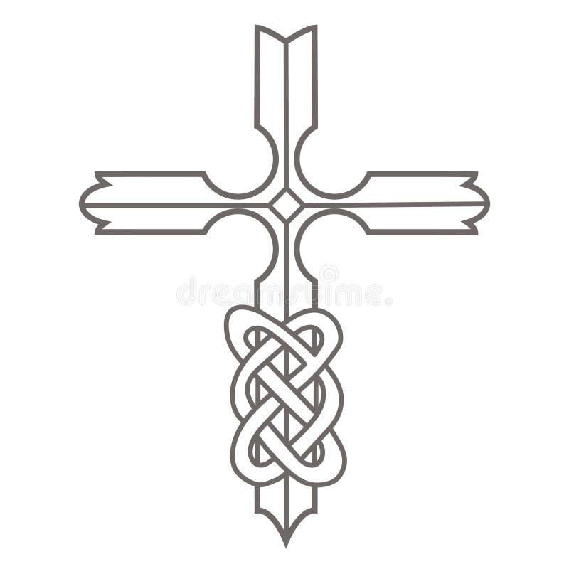 Holy Cross. Vector Illustration Decorative Background Design Stock ...