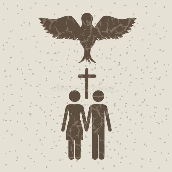 Holy design stock vector. Illustration of bird, christianity - 35760495