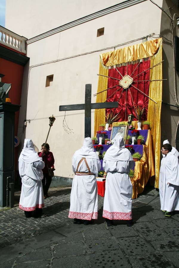 Easter procession editorial photo. Image of cross, italy - 31424901