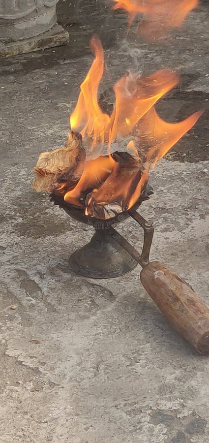 The holy fire stock image. Image of purifies, spirit - 132239673