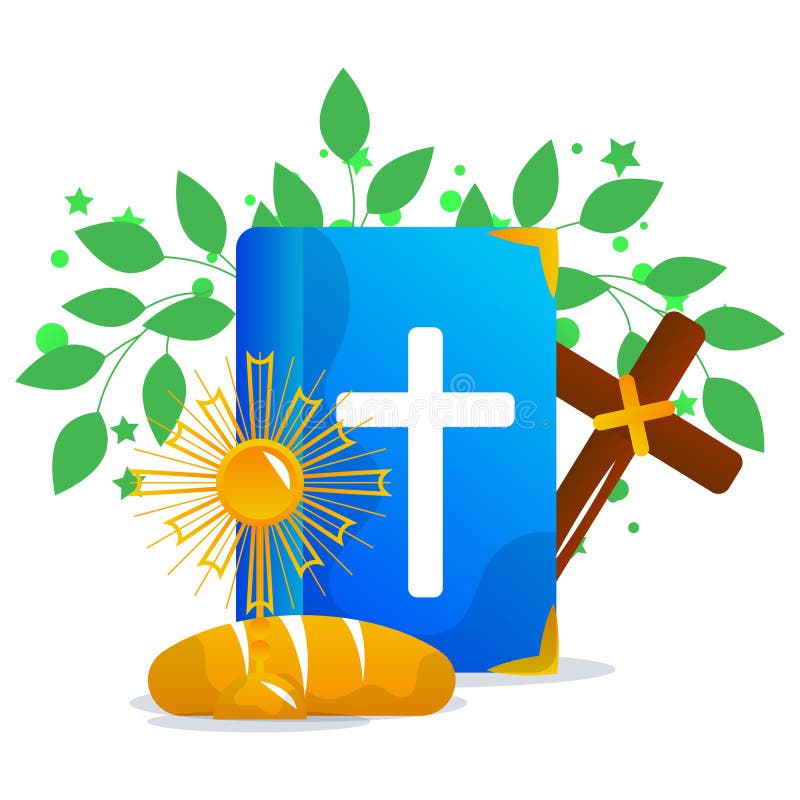 Holy Frames Sacred Religious Illustration with Divine Symbols Stock ...