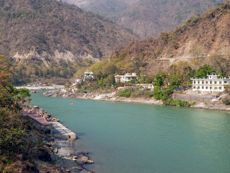 Holy Ganges river stock image. Image of destination, landscape - 25290761