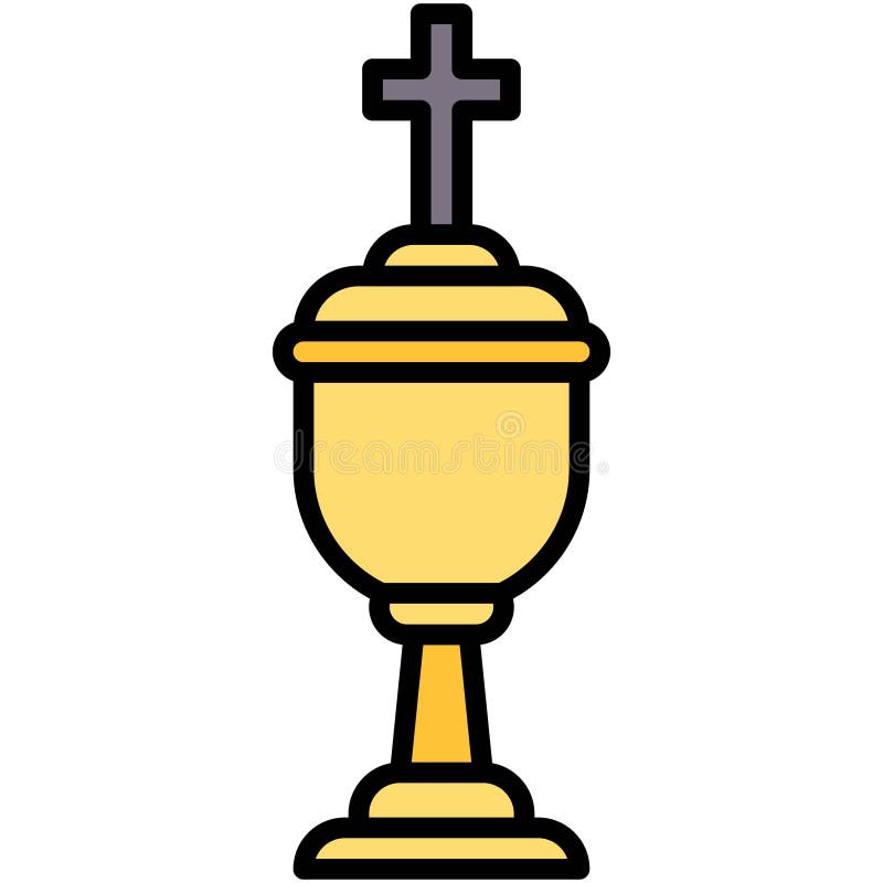 Holy Grail Icon, Holy Week Related Vector Illustration Stock Vector ...
